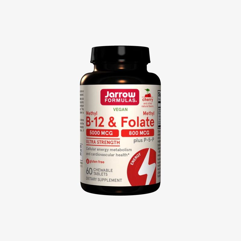Jarrow Formulas Methyl B-12 & Methyl Folate Cherry 60 tableta - Online ...