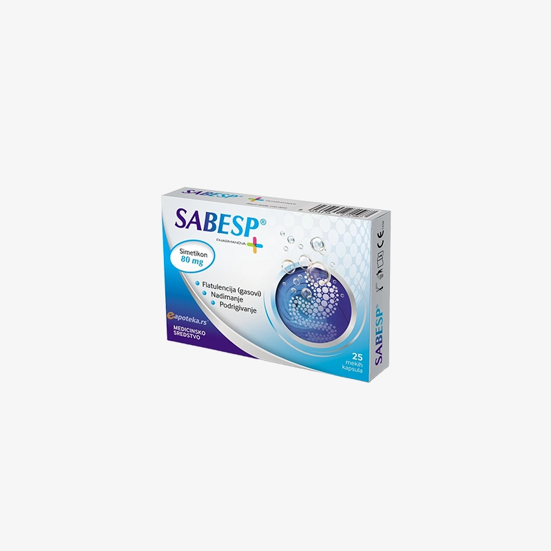 Sabesp 80mg 25 kapsula - Online Apoteka